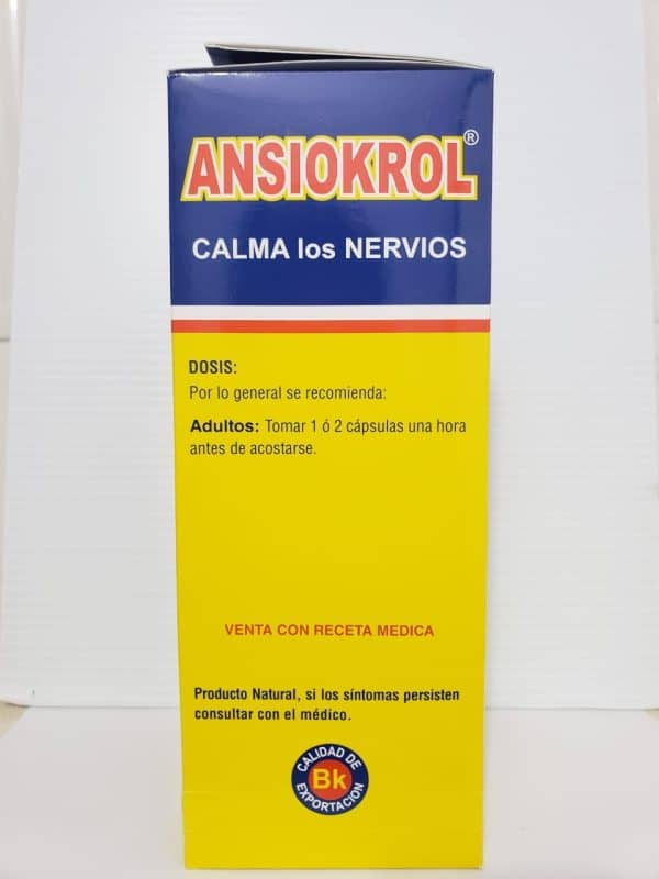 ANSIOKROL X 80 CAPSULES - EL SALVADOR EXPRESS SHOP
