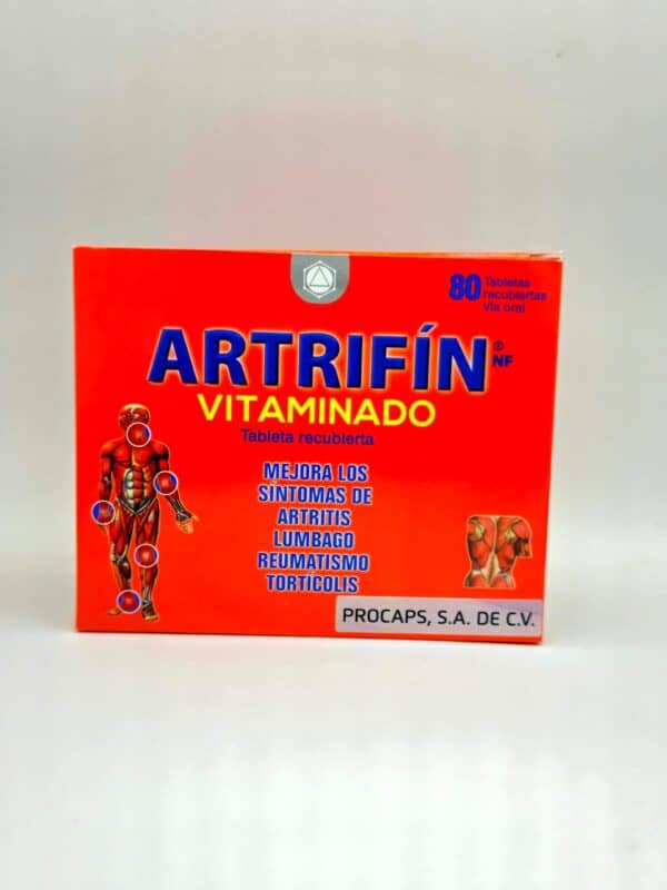 Artrifin Vitaminado 80 x tabletas – EL SALVADOR EXPRESS SHOP