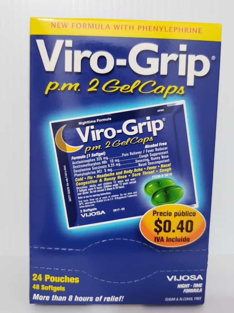 VIROGRIP GEL PM X 48 GELCAPS – EL SALVADOR EXPRESS SHOP