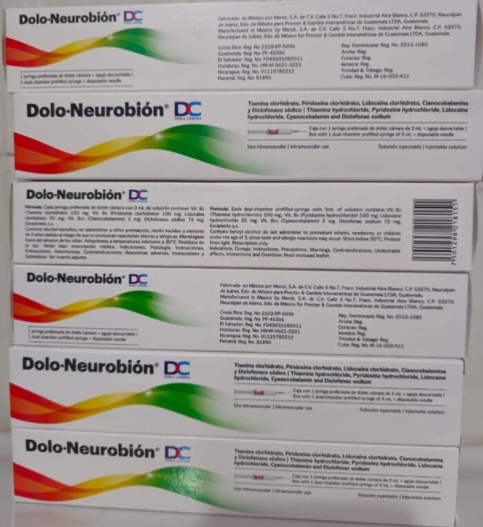 DoloNeurobion Injectable solution (6 pack) – EL SALVADOR EXPRESS SHOP