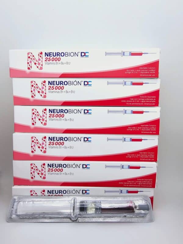 NEUROBION 25,000 DC 6 PACK INJECTABLE SOLUTION - EL SALVADOR EXPRESS SHOP
