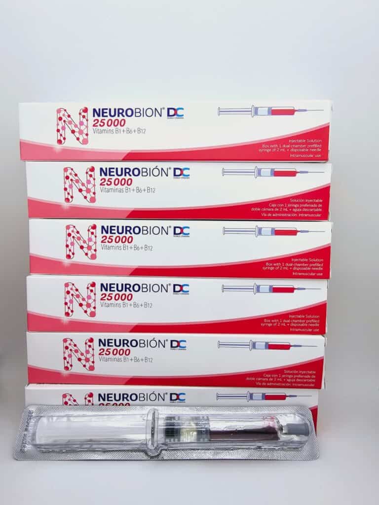 NEUROBION 25,000 DC 6 PACK INJECTABLE SOLUTION - EL SALVADOR EXPRESS SHOP
