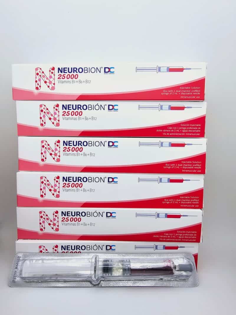 NEUROBION 25,000 DC 6 PACK INJECTABLE SOLUTION - EL SALVADOR EXPRESS SHOP