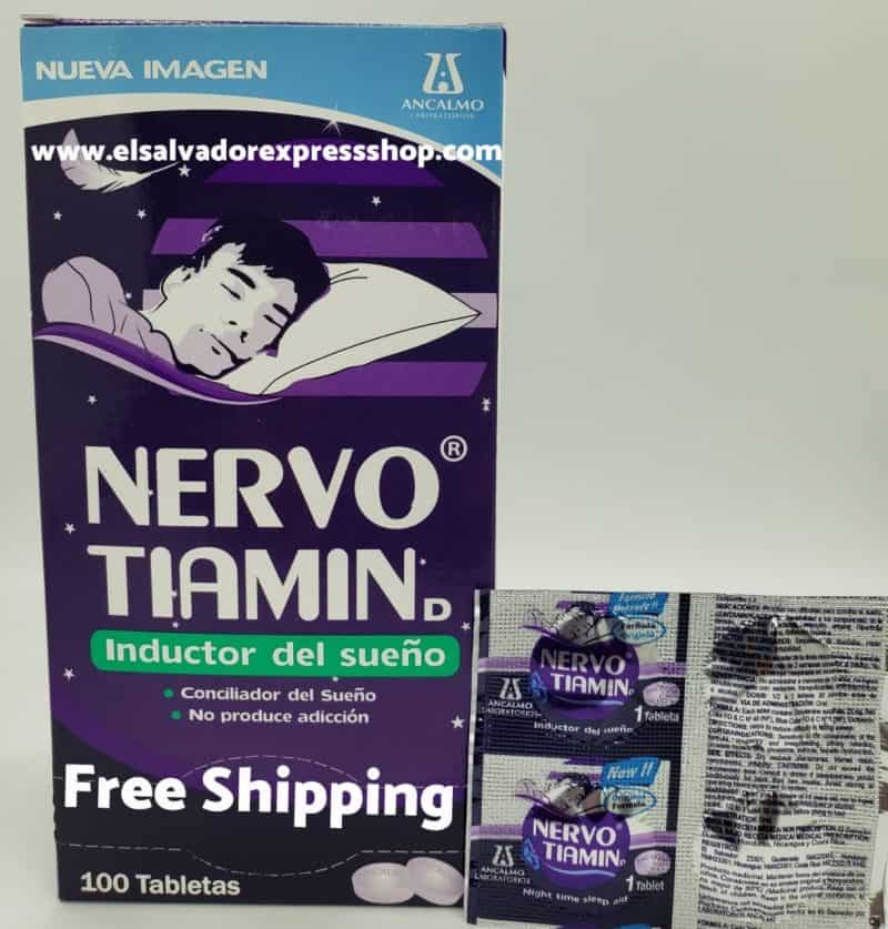 NERVOTIAMIN D 50 MG X 100 TABLETS - EL SALVADOR EXPRESS SHOP