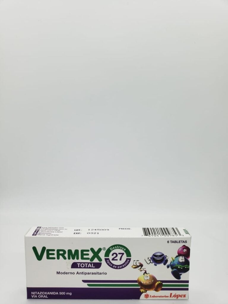 VERMEX TOTAL X 6 TABLETS - EL SALVADOR EXPRESS SHOP