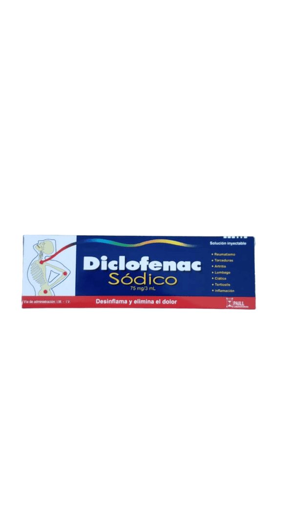 DICLOFENAC SODICO X 1 INYECCIÓN 3ML - ESA SHOP VITAMINS