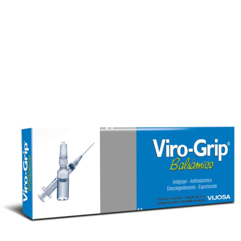 VIROGRIP BALSAMICO AMPOLLA X 5ML - EL SALVADOR EXPRESS SHOP