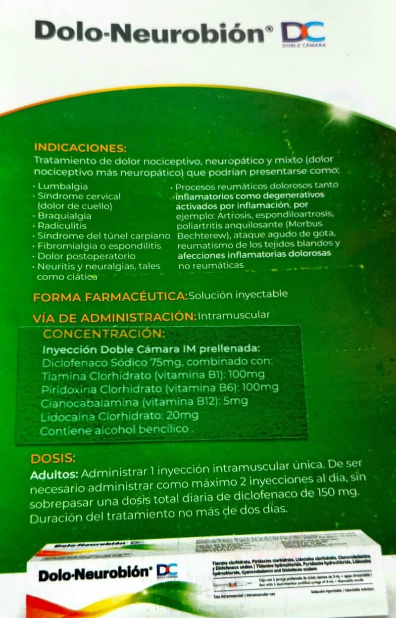 DOLO-NEUROBION DC 3 PACK AMPOLLAS INYECTABLES - ESA SHOP VITAMINS
