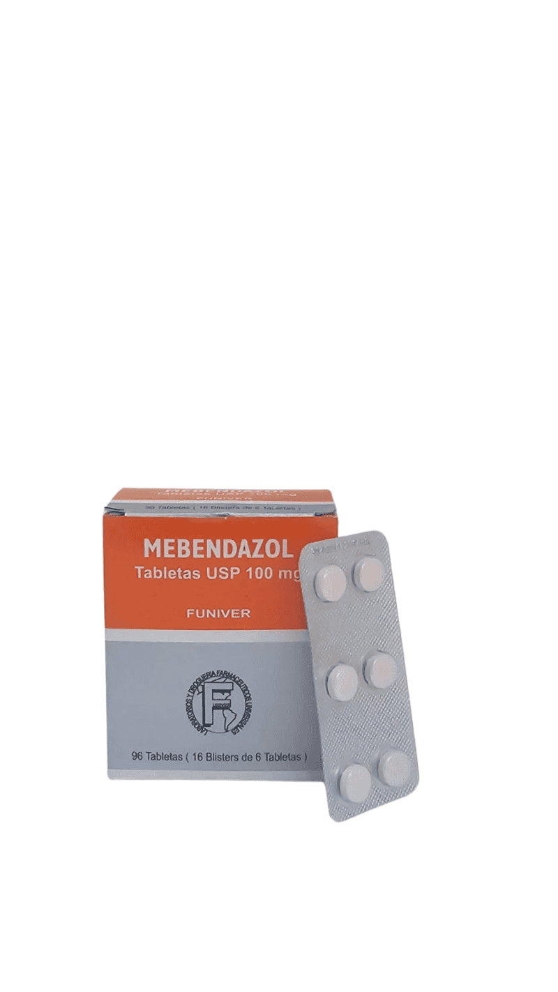 MEBENDAZOL 100 MG X 96 TABLETAS - ESA SHOP VITAMINS