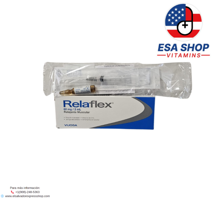 RELAFLEX X 1 INYECCION 60 Mg/2 Ml - ESA SHOP VITAMINS
